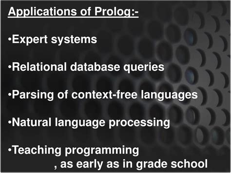 Ppt Lisp And Prolog Ai Programming Language Powerpoint Presentation
