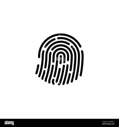Fingerprint Icons Vector Finger Print Touch Id Illustration