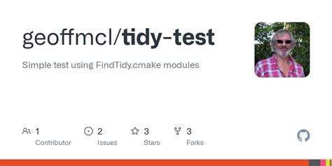 Github Geoffmcltidy Test Simple Test Using Findtidycmake Modules