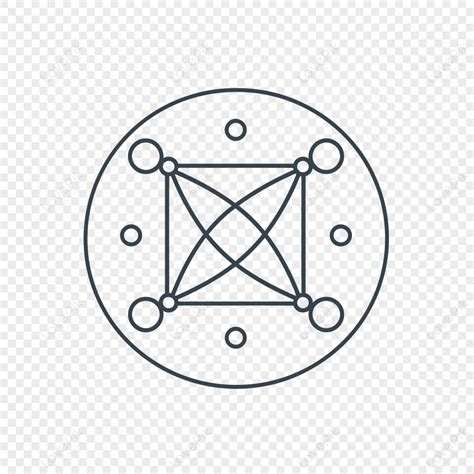 정사각형 그래픽 인라인 선형 그림에서 원 안의 기호 벡터굵은 선외딴 Png 일러스트 무료 다운로드 Lovepik