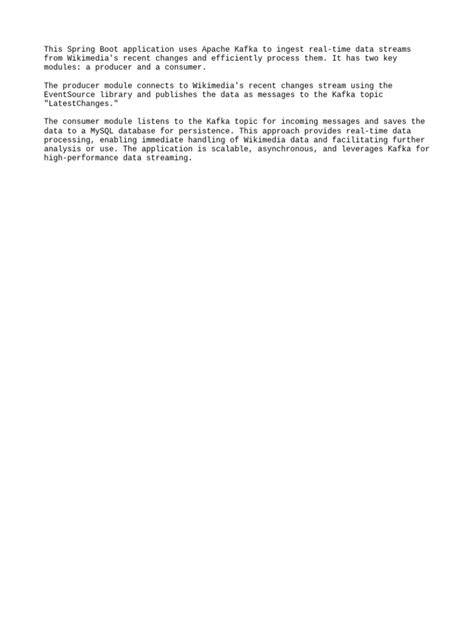 This Spring Boot Application And Kafka Pdf