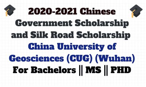 China University Of Geosciences Wuhan Csc Guide Official