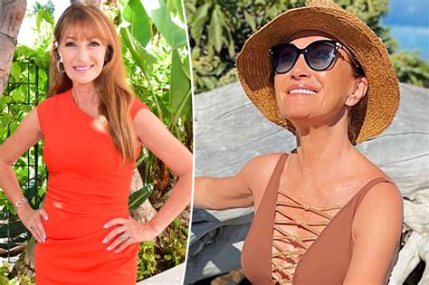 Jane Seymour 72 Rocks A Plunging One Piece Swimsuit