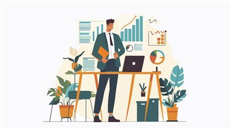 전문 투자 자산 배분 및 재균형 개념 프리미엄 Ai 생성 벡터