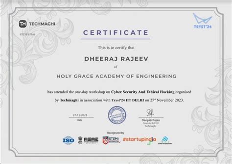 Dheeraj Rajeev On Linkedin Cybersecurity Ethicalhacking Techeducation Continuouslearning…