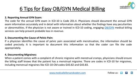 PPT 6 Tips For Easy OB GYN Medical Billing PowerPoint Presentation Free Download ID 11089672