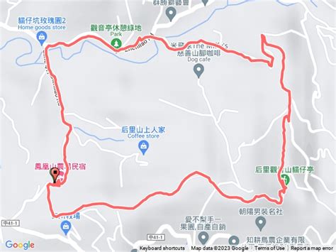 后里鳳凰山觀音山O走 健行筆記