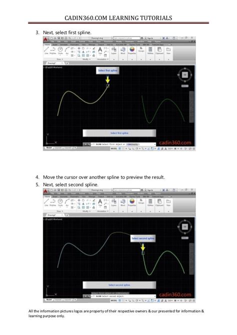How To Create Blend Curves Using Autocad Blend Curves Command