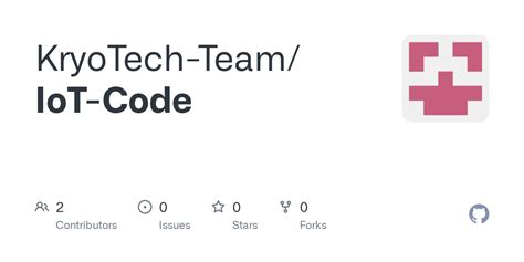 Github Kryotech Team Iot Code