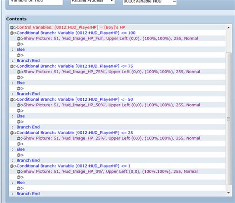 [eventing] how to check hp with conditional branch rpg maker forums