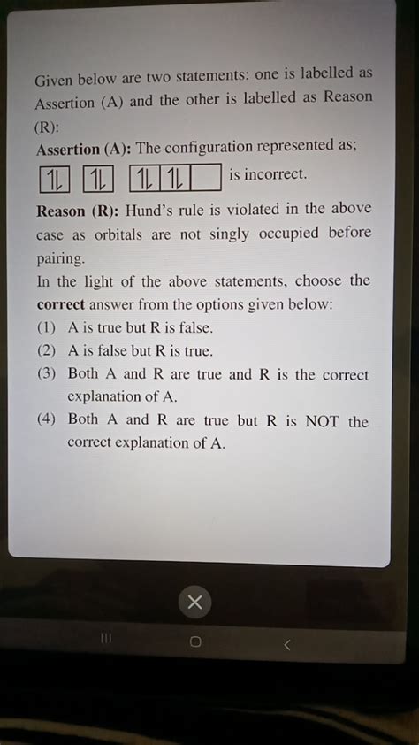 Given Below Are Two Statements One Is Labelled As Assertion A And The