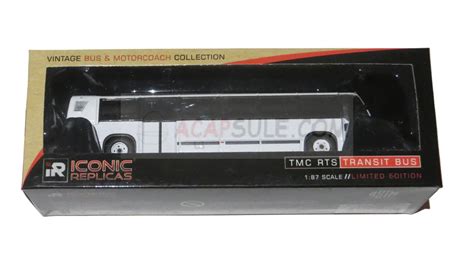 White Blank Undecorated 1 87 Scale Tmc Rts Transit Bus Diecast Model
