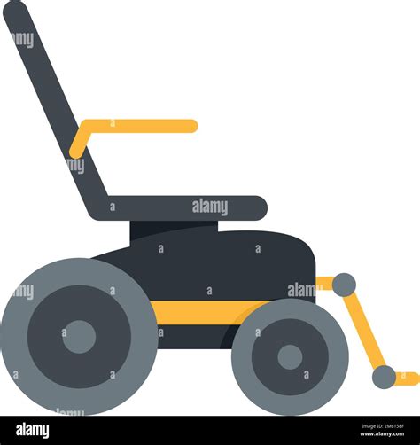 Electric Wheelchair Icon Flat Illustration Of Electric Wheelchair Vector Icon For Web Design