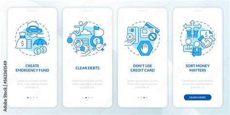 Investing Preparation Blue Onboarding Mobile App Screen Trading