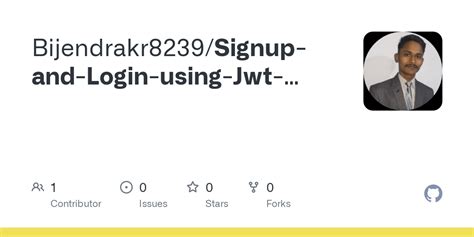 GitHub Bijendrakr8239 Signup And Login Using Jwt Authentication