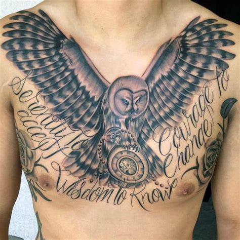 50 Serenity Prayer Tattoo Designs For Men Uplifting Ideas
