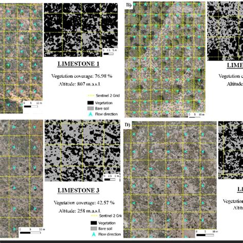 Detailed Aerial Images And Vegetation Maps For The Four Ecosystems