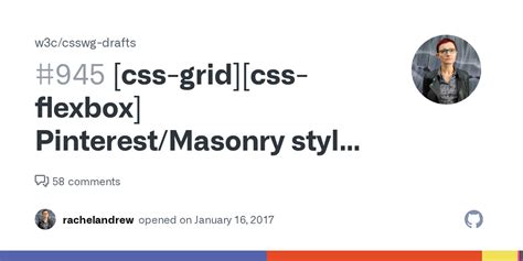 Css Grid Css Flexbox Pinterestmasonry Style Layout Support · Issue