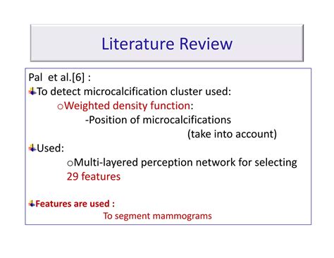 Microcalcification Identification In Digital Mammogram For Early