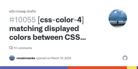 Css Color 4 Matching Displayed Colors Between Css Colors And Images