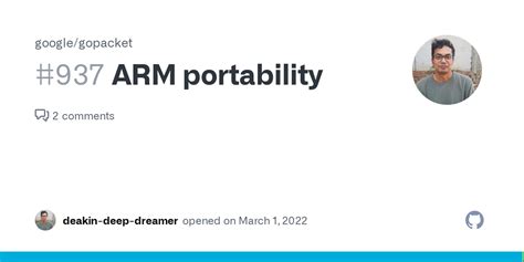 ARM Portability Issue Google Gopacket GitHub
