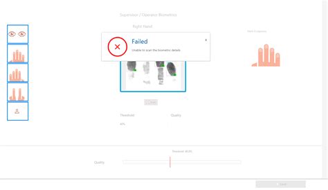 Unable To Scan Biometric Details Regclient All Things Mosip