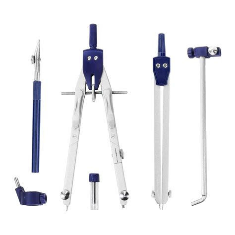 Pacific Arc Quick Speed Bow Compass With Extension Bar Ruling Pen 6