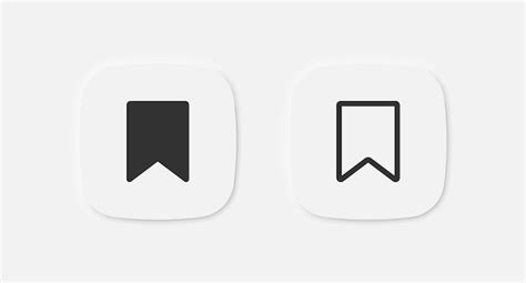 premium vector bookmark icon save button symbol ribbon sign vector