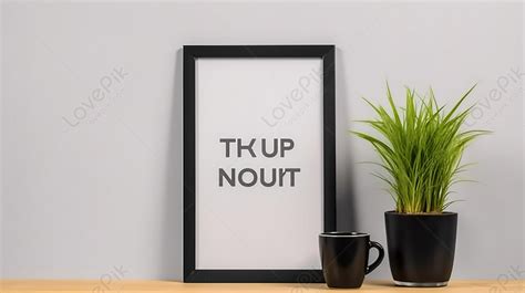 검은색 프레임 모형을 사용하여 흰 벽에 있는 꽃병에 있는 놀라운 3d 렌더링 미학적 A4 식물 3d 식물 배경 놀라 배경 흰 꽃병 배경 이미지 Hd 3d 식물 놀라