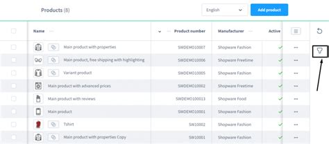 How To Filter Products From The Backend In Shopware 6 Bay20 Software