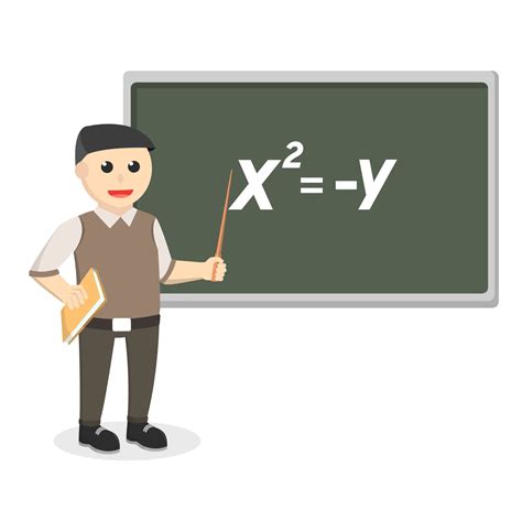 Male Teacher Doing Teaching Design Character On White Background 10890327 Vector Art At Vecteezy
