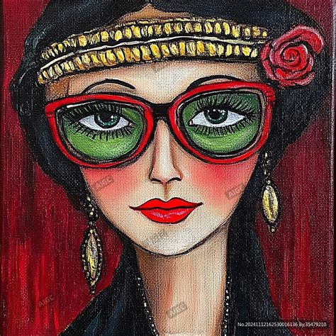 Ai创作图姑娘无框画 无框画少数民族女孩 手绘肖像装饰画 创意人物画 人物装饰画无框装饰画 手绘原创人像 无框画女孩 丙烯画人物 手绘人物装饰画 手绘女孩无框画 人物装饰画 装饰画人物 面装饰