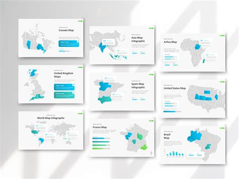 Maps Infographic Presentation Powerpoint Template With High Detail