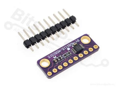 Adc Ads1115 16 Bit Breakout 4 Kanaals Met Programmeerbare Versterker Bits And Parts Elektronica