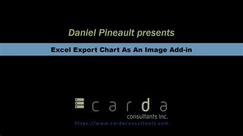 Microsoft Excel Export Chart As An Image Add In Youtube