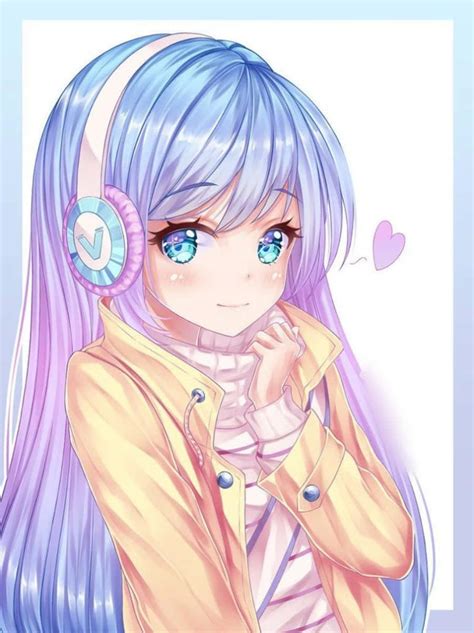 Wallpaper Cute Blue Anime At Katherine Roosa Blog