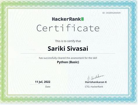 Sivasai Sariki On Linkedin Connections Python Hackerrank
