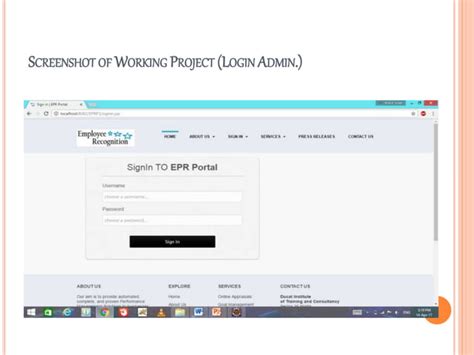 Employee Recognition System Pptx Computer Software And Applications