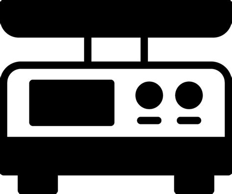 Electronic Scale Solid Element Style 57748352 Vector Art At Vecteezy