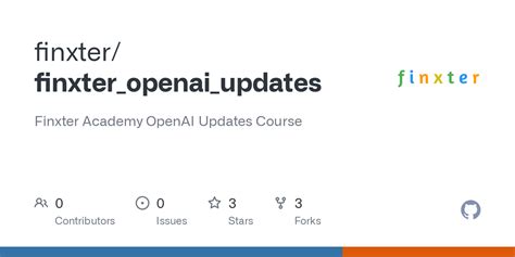 Github Finxterfinxteropenaiupdates Finxter Academy Openai Updates