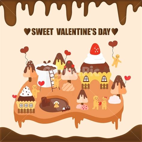 발렌타인데이 화이트데이 빼빼로데이 과자 마을 사진 이미지 일러스트 캘리그라피 Dawool작가