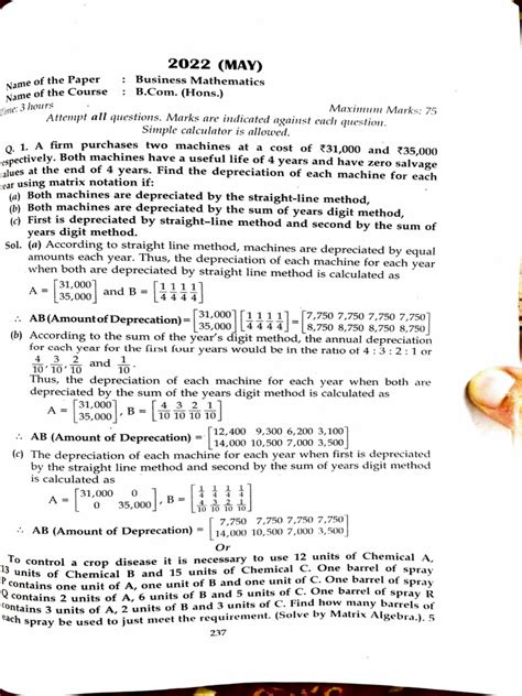 Maths Pyqs 2 Pdf