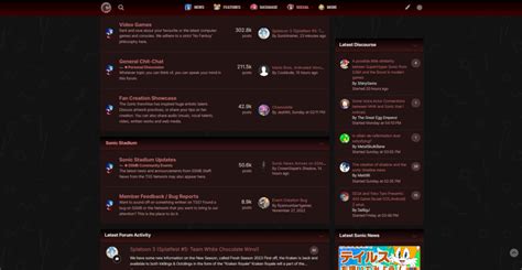 Hiding Tabs Community Chat And Feedback Sonic Stadium