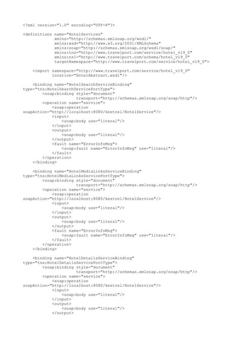 Example Wsdl File Txt Web Development Internet