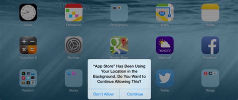 Ios 8 Prompt Asks Users Whether Apps Can Continue Using Location Data Ios Blog Aivanet