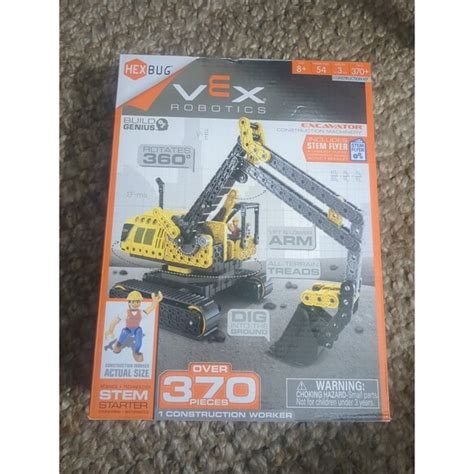 Vex Toys Hex Bug Vex Robotics Piece Excavator Construction Machinery Kit Stem Toy Poshmark