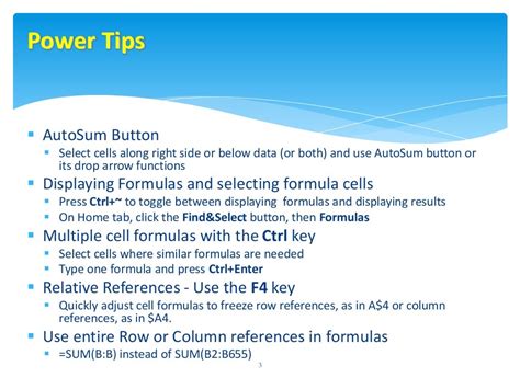 autosum button select