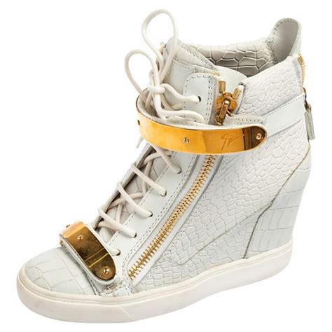 Giuseppe Zanotti Wedge Sneakers White
