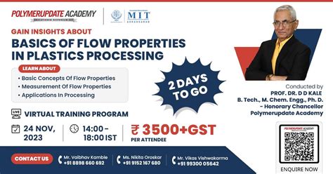 Polymerupdate Academy On Linkedin Flowproperties Plasticsprocessing