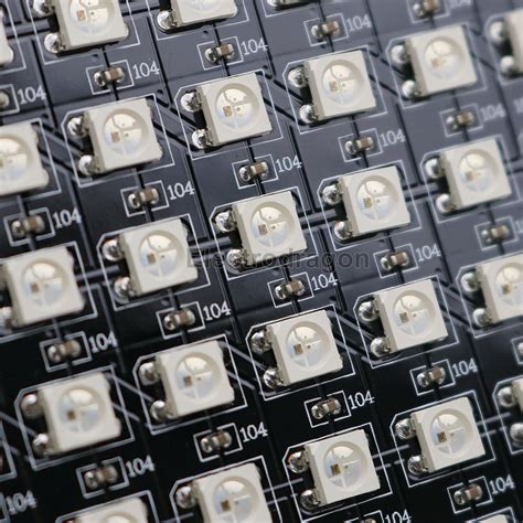 Flexible Ws2812 Rgb Full Color Dot Matrix Display Fpcb Electrodragon